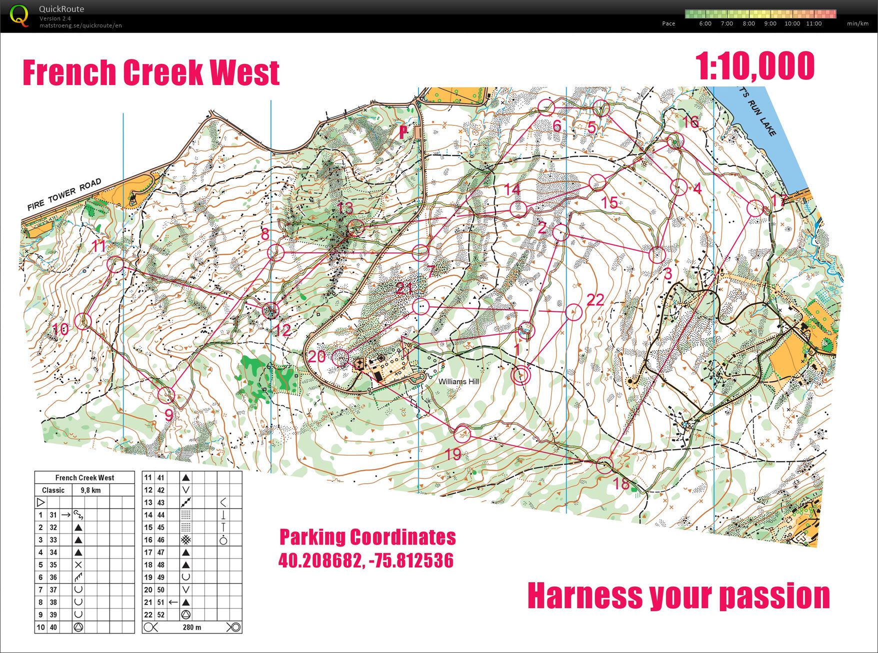 My digital orienteering map archive :: French Creek West (20/11/2017)